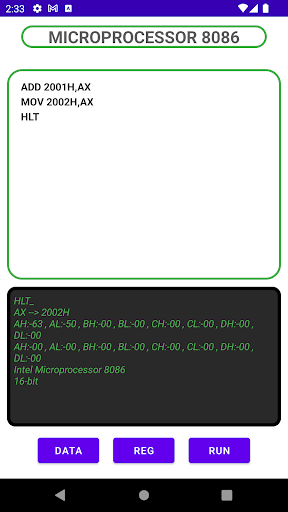 Microprocessor 8086: Simulator - скачать последнюю версию 9.0 APK на Android бесплатно