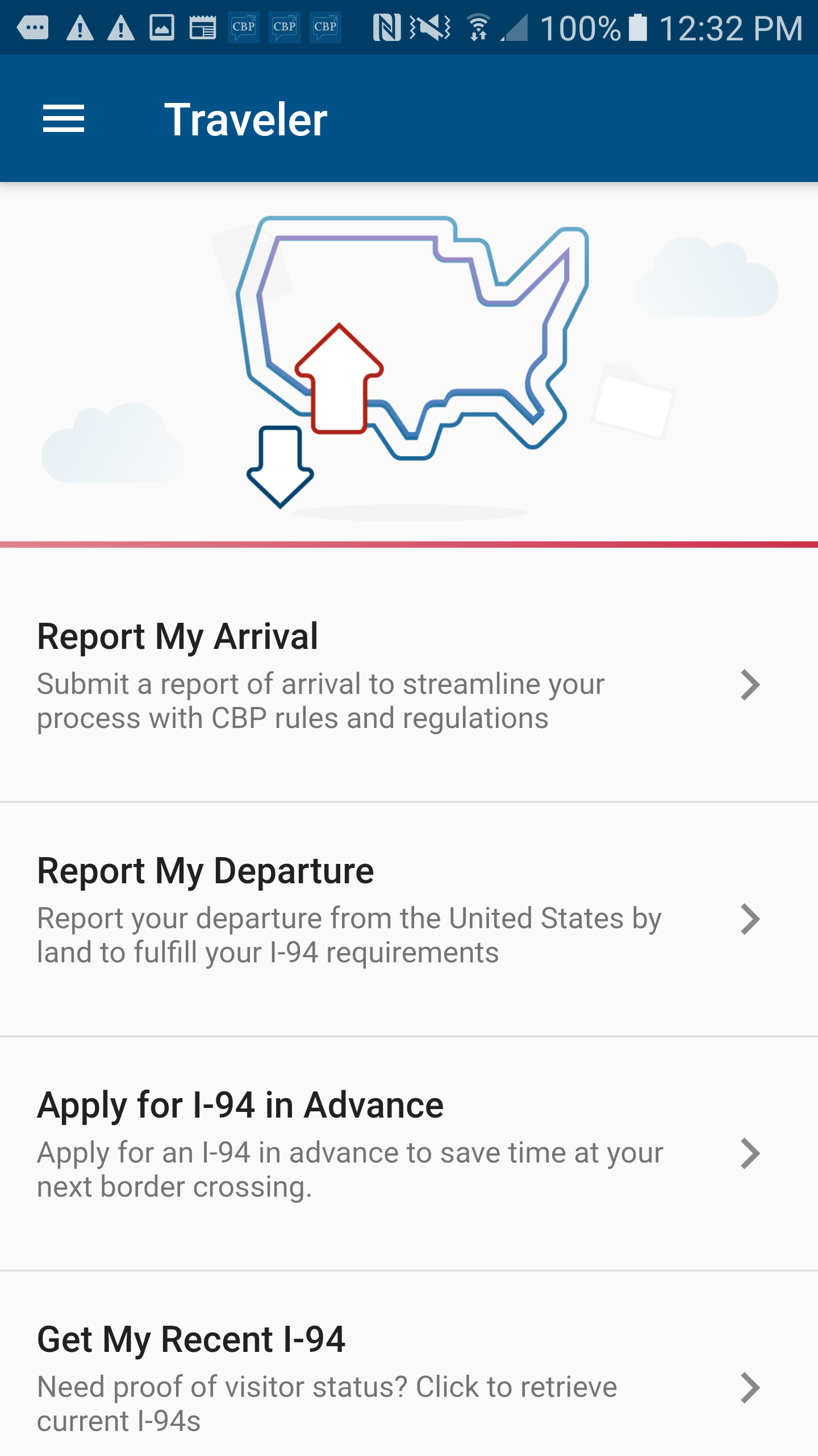 CBP One - скачать последнюю версию 3.9.0 APK на Android бесплатно