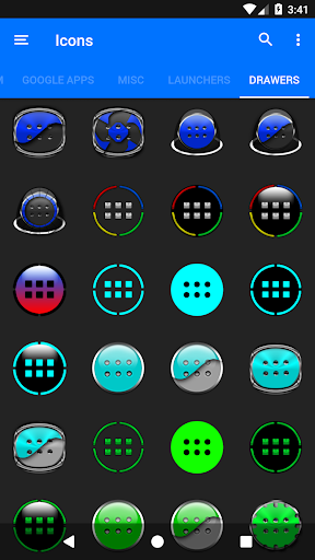 Oreo Cyan Icon Pack - скачать последнюю версию 6.5 APK на Android бесплатно