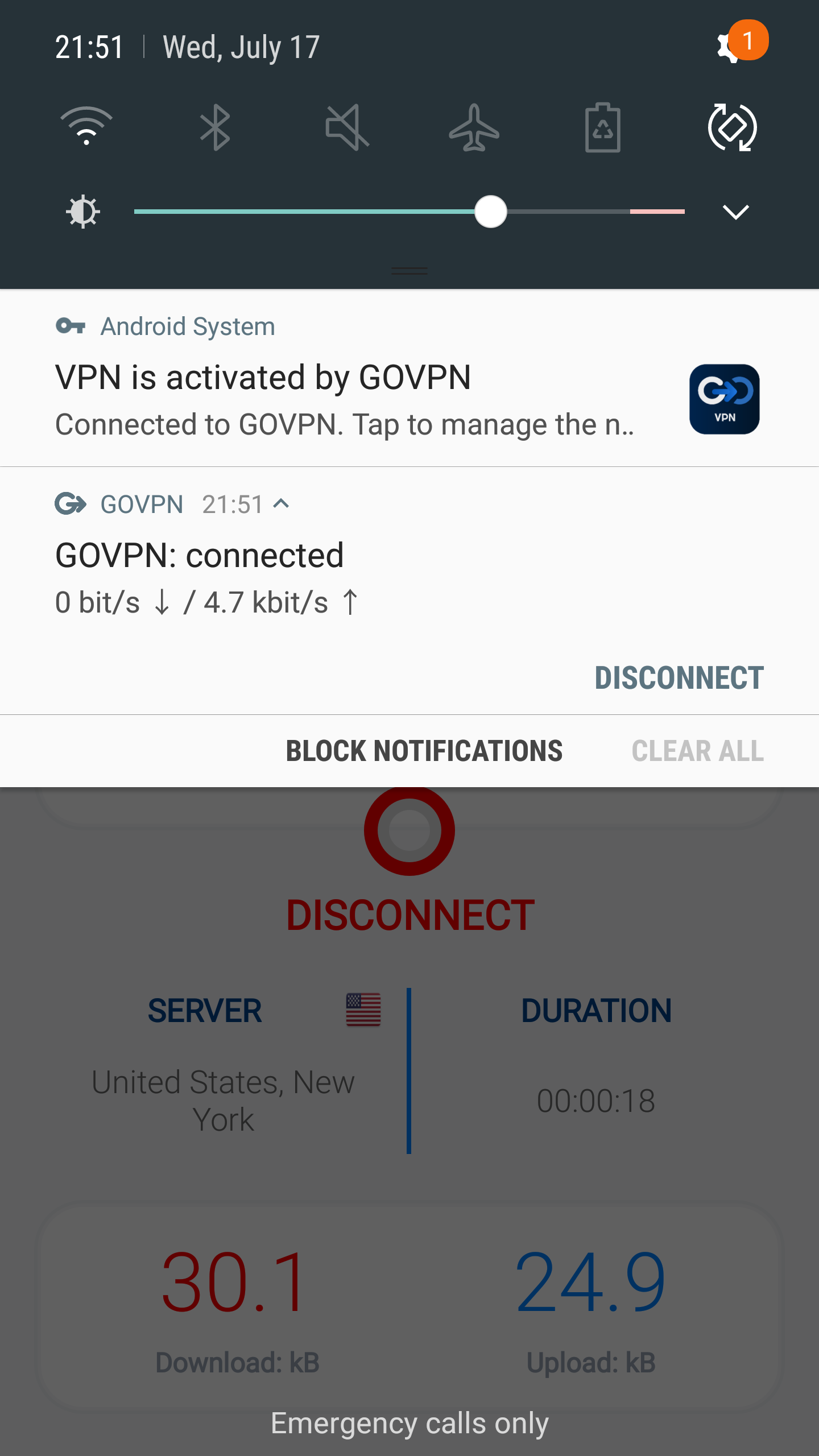 VPN быстро и безопасно GoVPN - скачать последнюю версию 1.9.5 APK на Android бесплатно