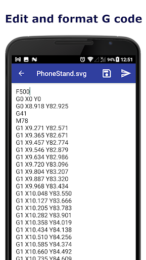 G-code Generator - скачать последнюю версию 1.3 APK на Android бесплатно