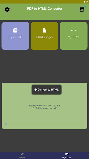 PDF to HTML Converter - скачать последнюю версию 5 APK на Android бесплатно