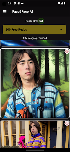 Face2Face AI Photo Generator - скачать последнюю версию 0.0.6 APK на Android бесплатно