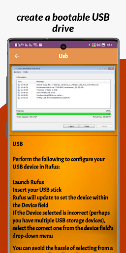 create a bootable USB drive - скачать последнюю версию 1 APK на Android бесплатно