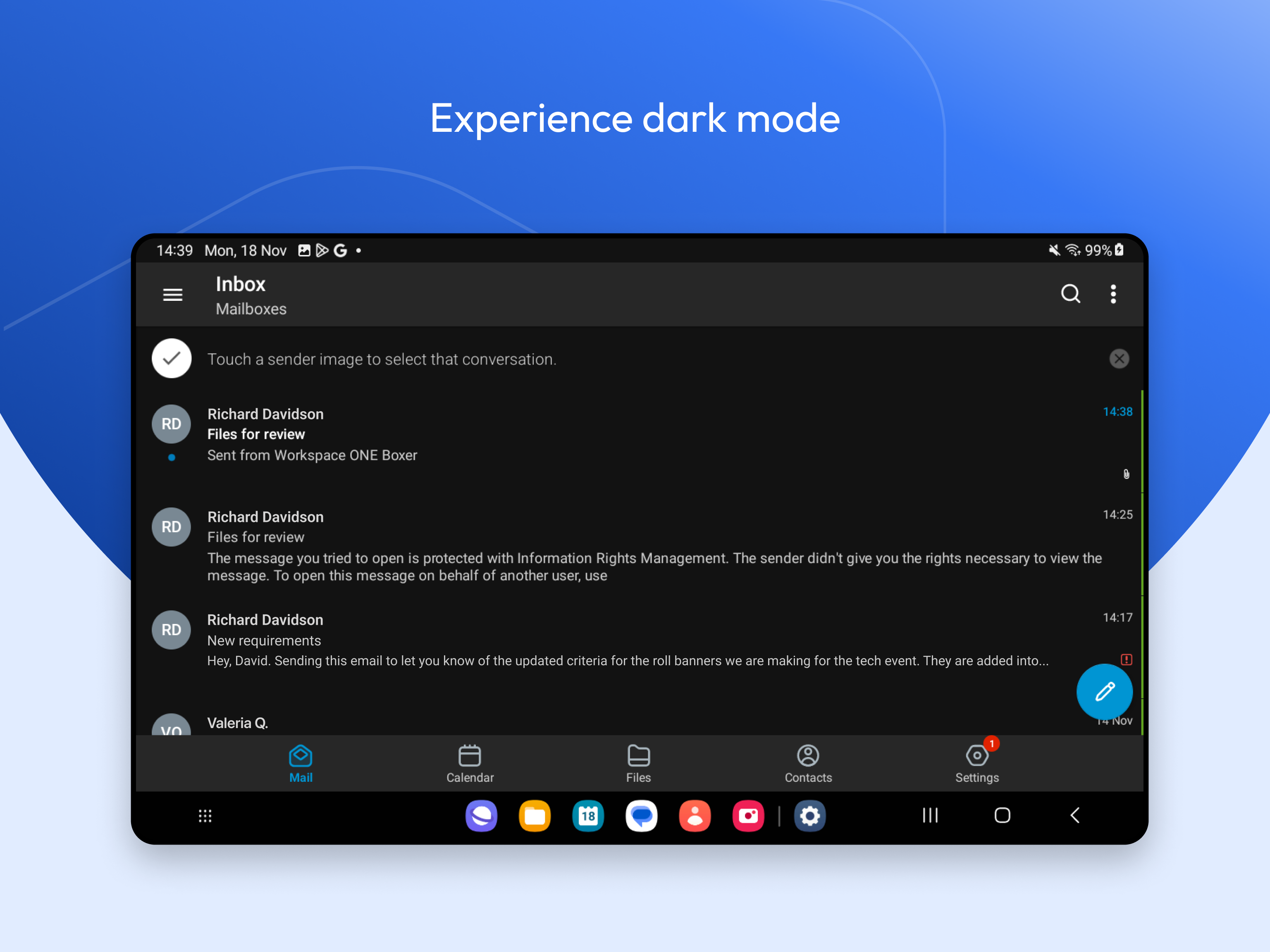 Boxer - Workspace ONE - скачать последнюю версию 25.04.0.122 APK на ...