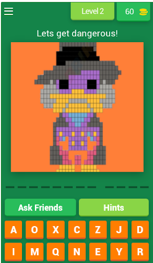 Guess the character : Pixel на Android скачать бесплатно последнюю версию